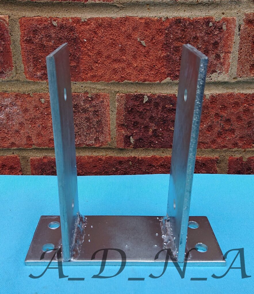 METAL TT SHAPE type FENCE POST ANCHORS SUPPORT,HEAVY DUTY GALVANISED ...