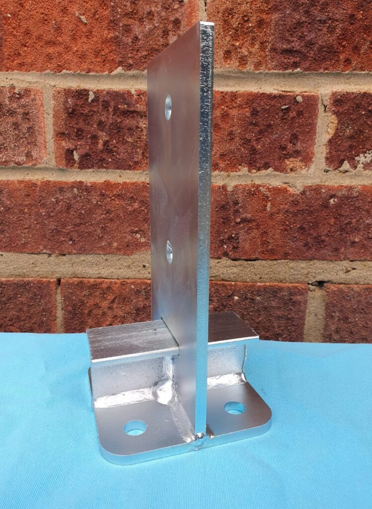 INTERNAL FENCE POST T-BAR , ELEVATED T-Blade Connector FOOT/ SUPPORT ...