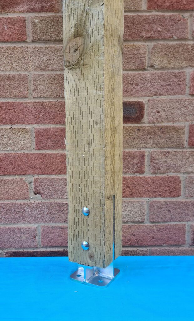 INTERNAL FENCE POST T-BAR , ELEVATED T-Blade Connector FOOT/ SUPPORT ...